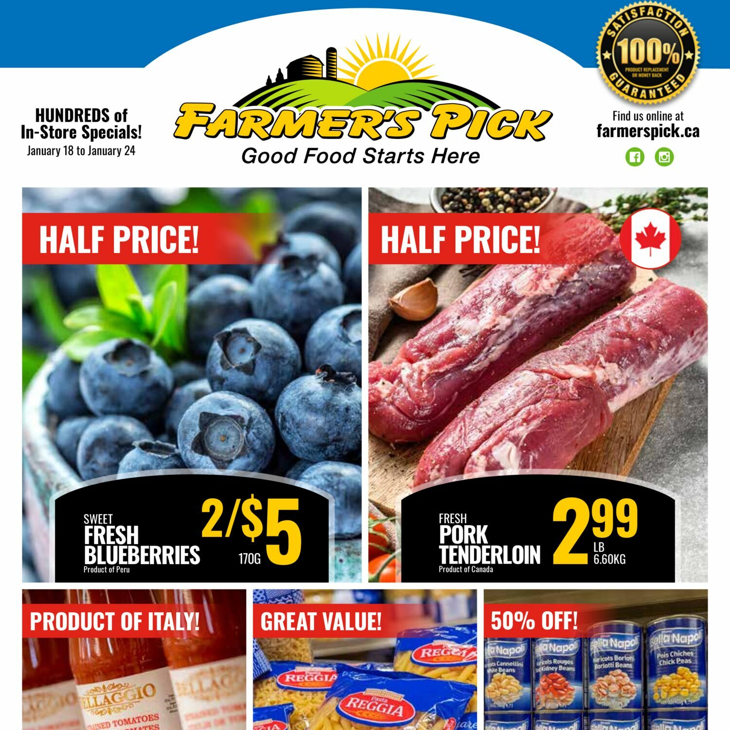 Farmers Pick Weekly Flyer - Weekly Specials - Jan 18 – 24 ...