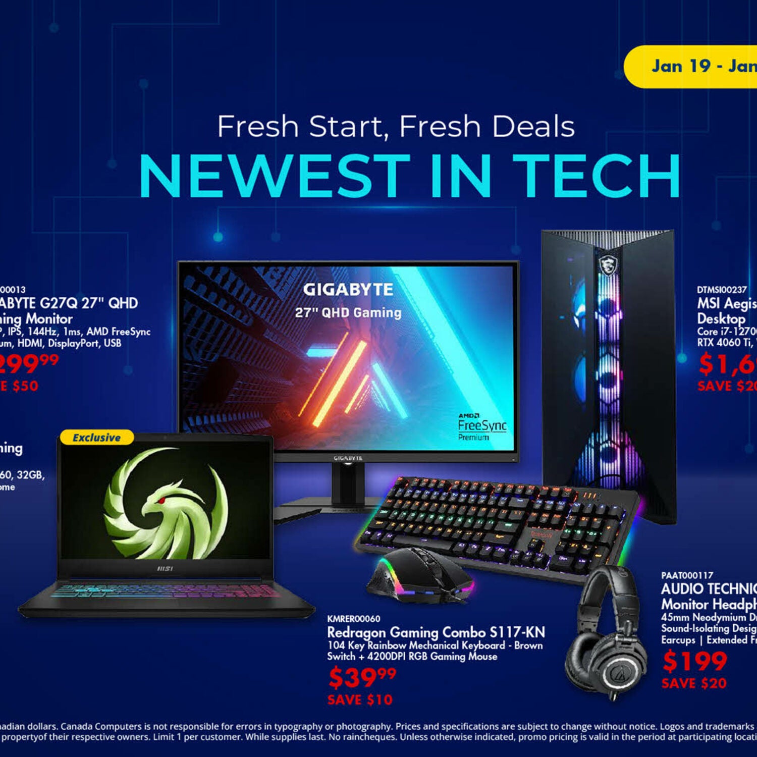 Canada Computers Weekly Flyer - Weekly Deals - Newest In Tech - Jan 19 ...