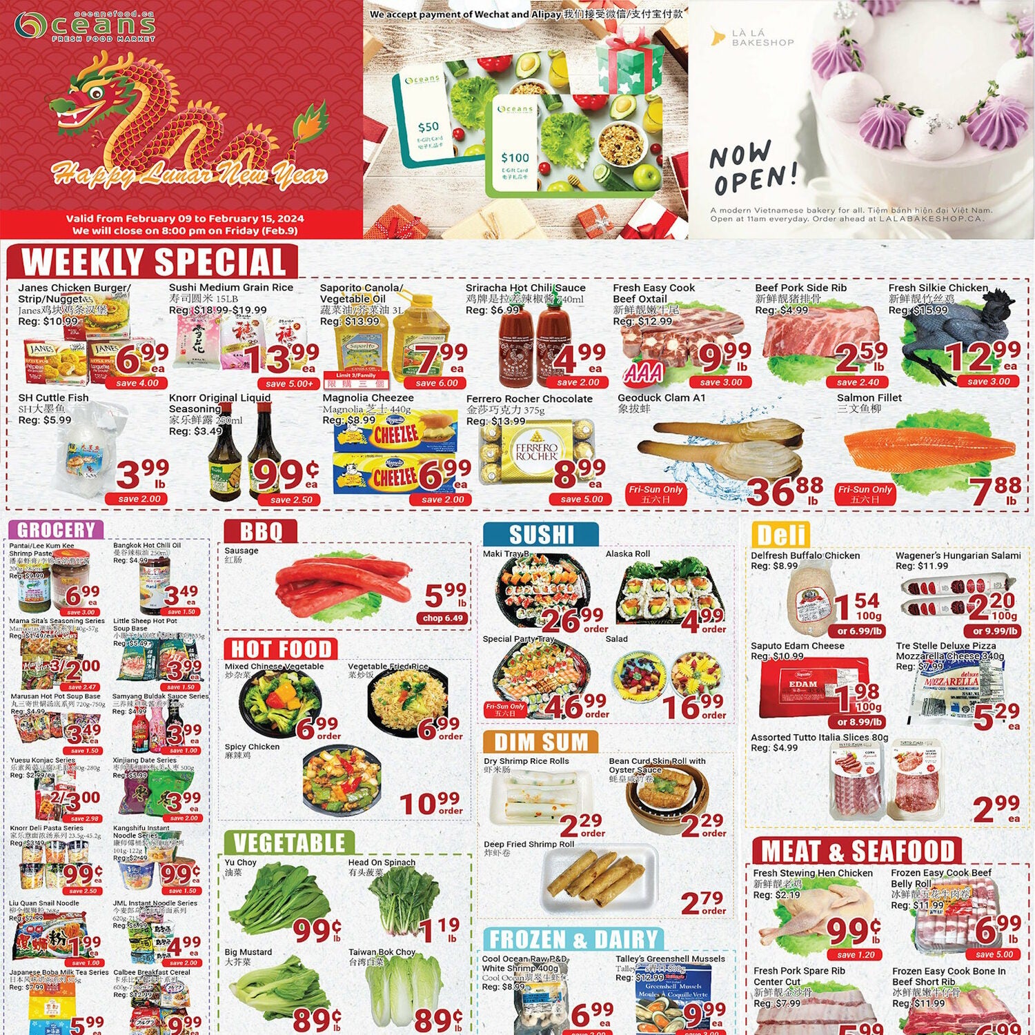 Oceans Fresh Food Market Weekly Flyer - Weekly Specials - Feb 9 – 15 ...