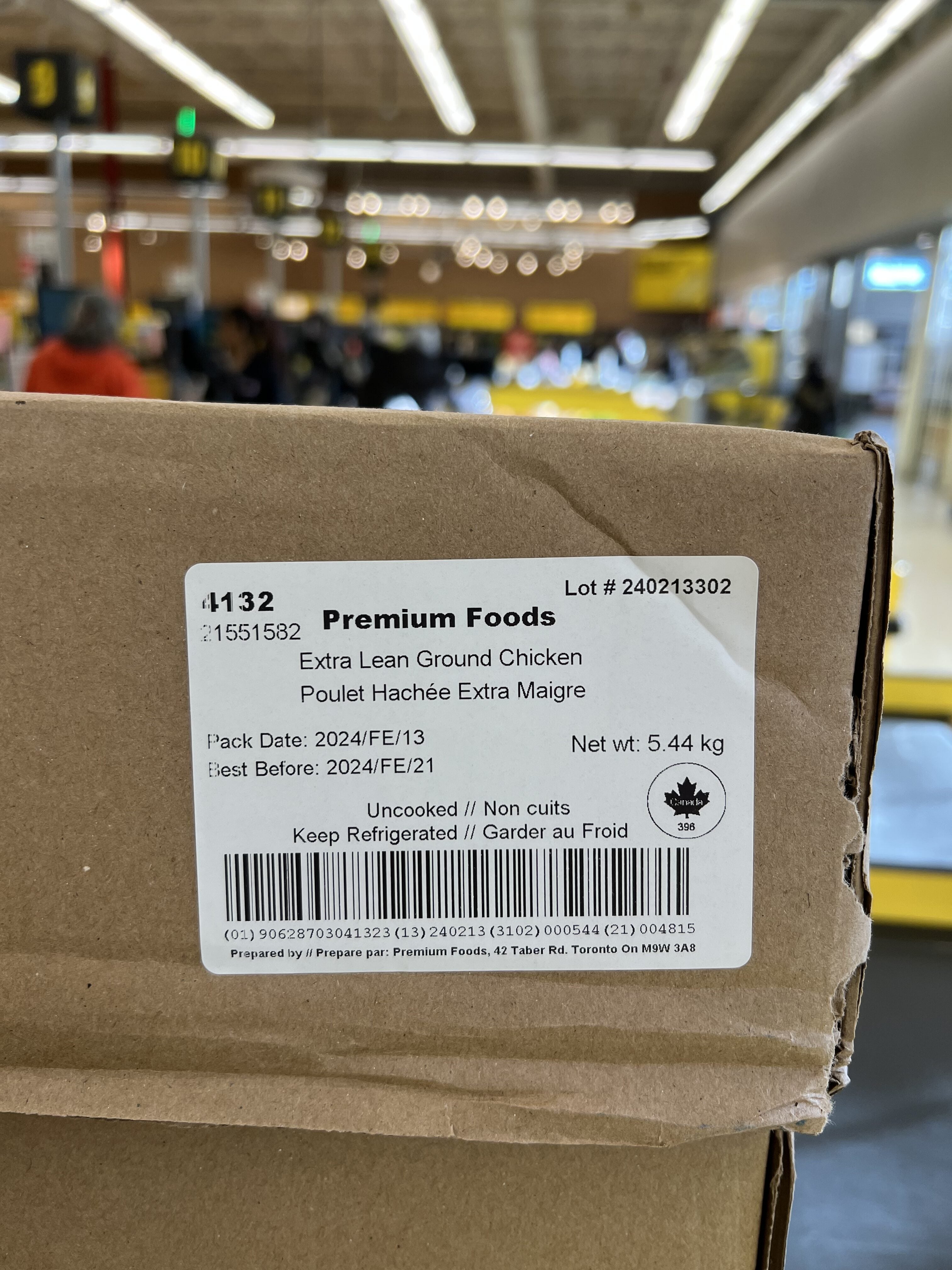 [No Frills] Extra Lean Ground Chicken - $1.00 (YMMV, Eglinton/Vic Park ...