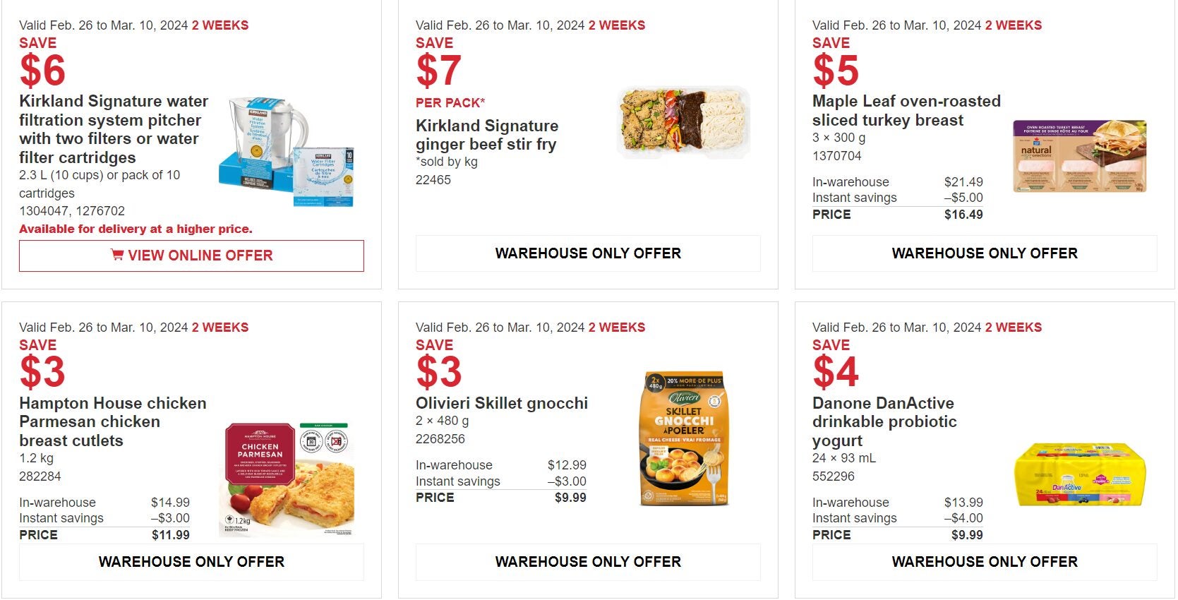 [Costco] [Costco] Two weeks in-store deals ( Feb 26 - Mar 10). Members ...