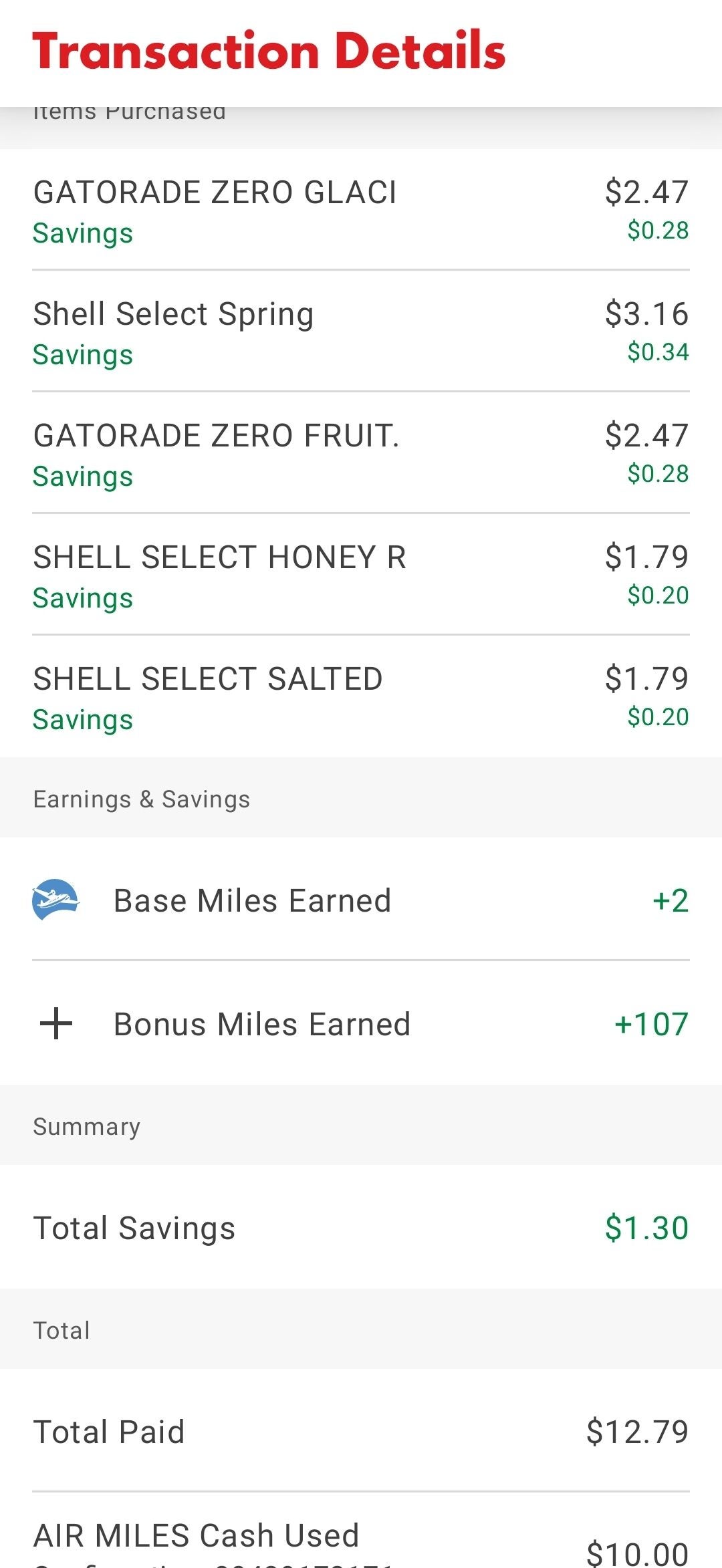 [Shell] [Air Miles] MASSIVE Redemption Offer: Get 50 BAMs When You ...