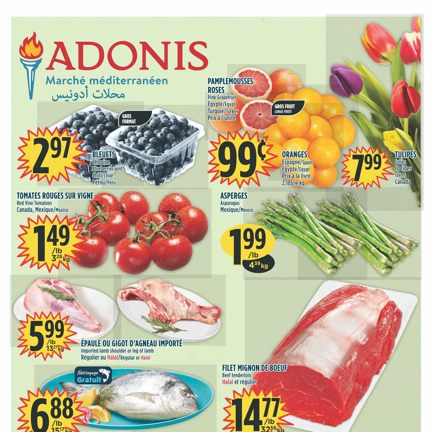 Marche Adonis Weekly Flyer - Weekly Specials (QC) - Mar 28 – Apr 3 ...