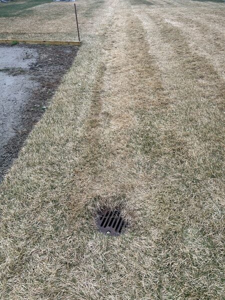 Sloped Swale and catch basin in backyard - RedFlagDeals.com Forums