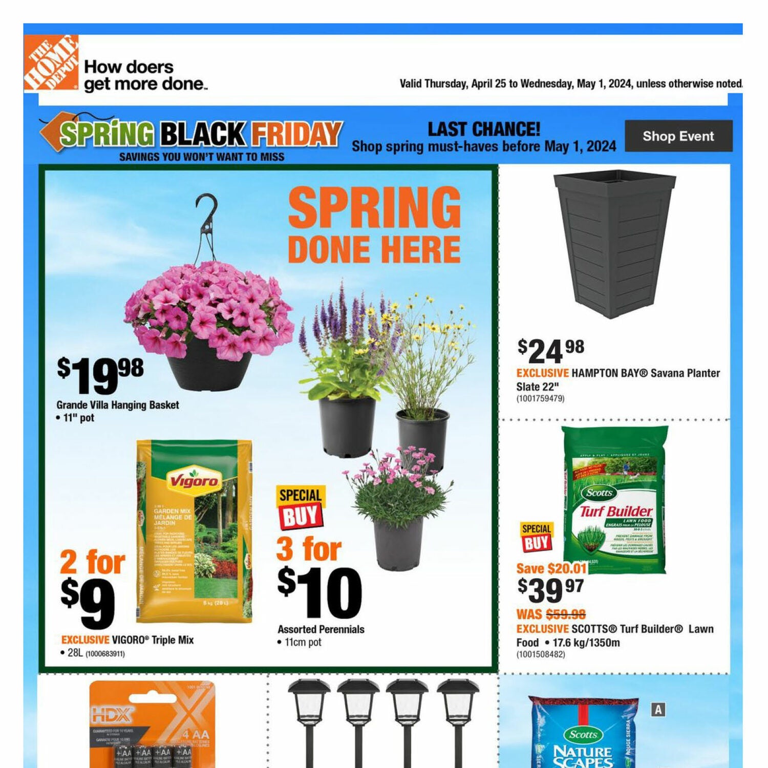 Home Depot Weekly Flyer - Weekly Deals - Spring Black Friday Event (BC ...