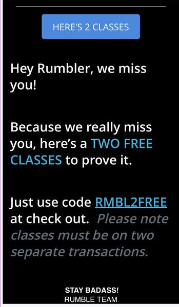 [Rumble Boxing] [FREE] 2 Rumble Boxing Heavy Bag Classes YMMV (Van/Tor ...