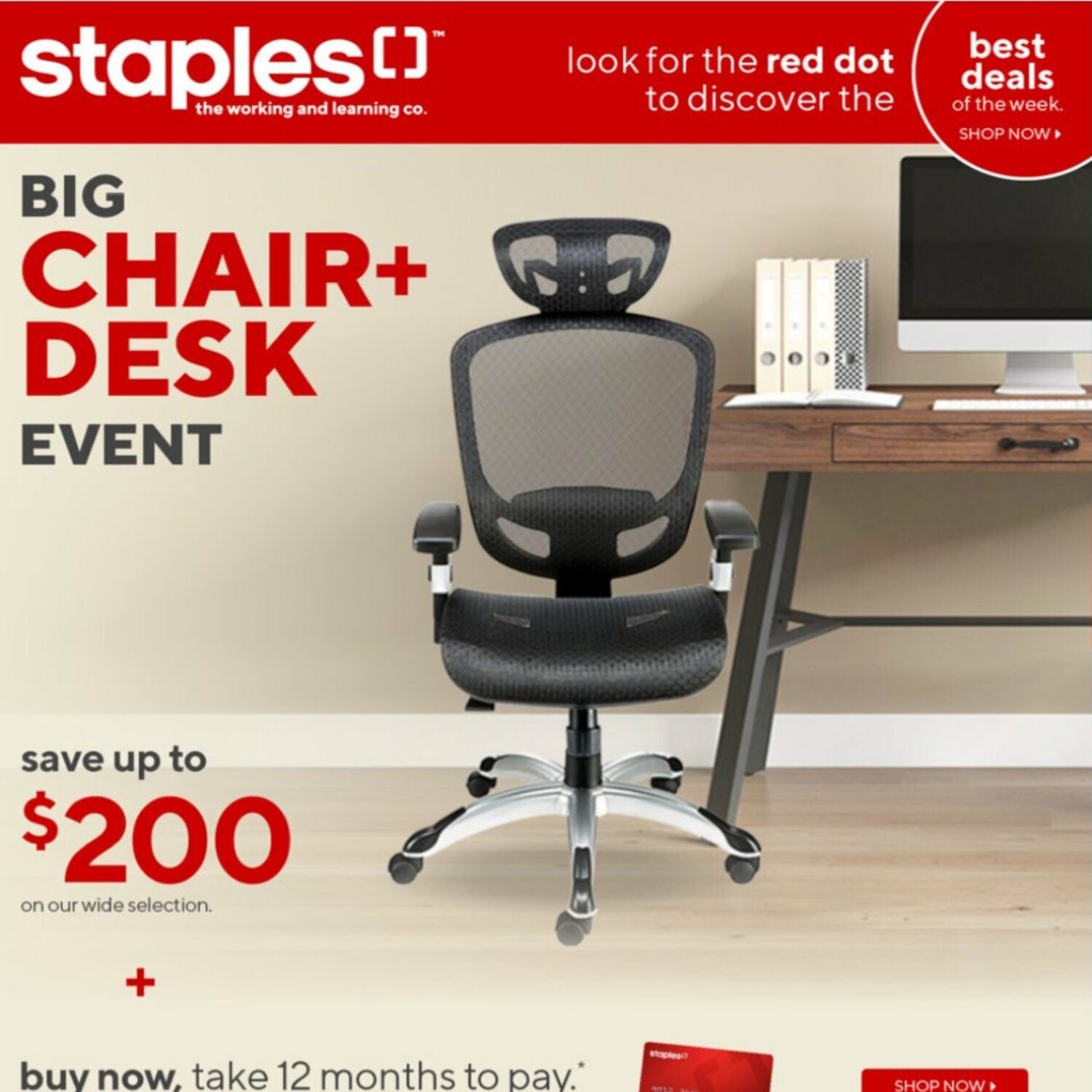 Staples Weekly Flyer - Weekly Deals - Big Chair + Desk Event - May 15 ...