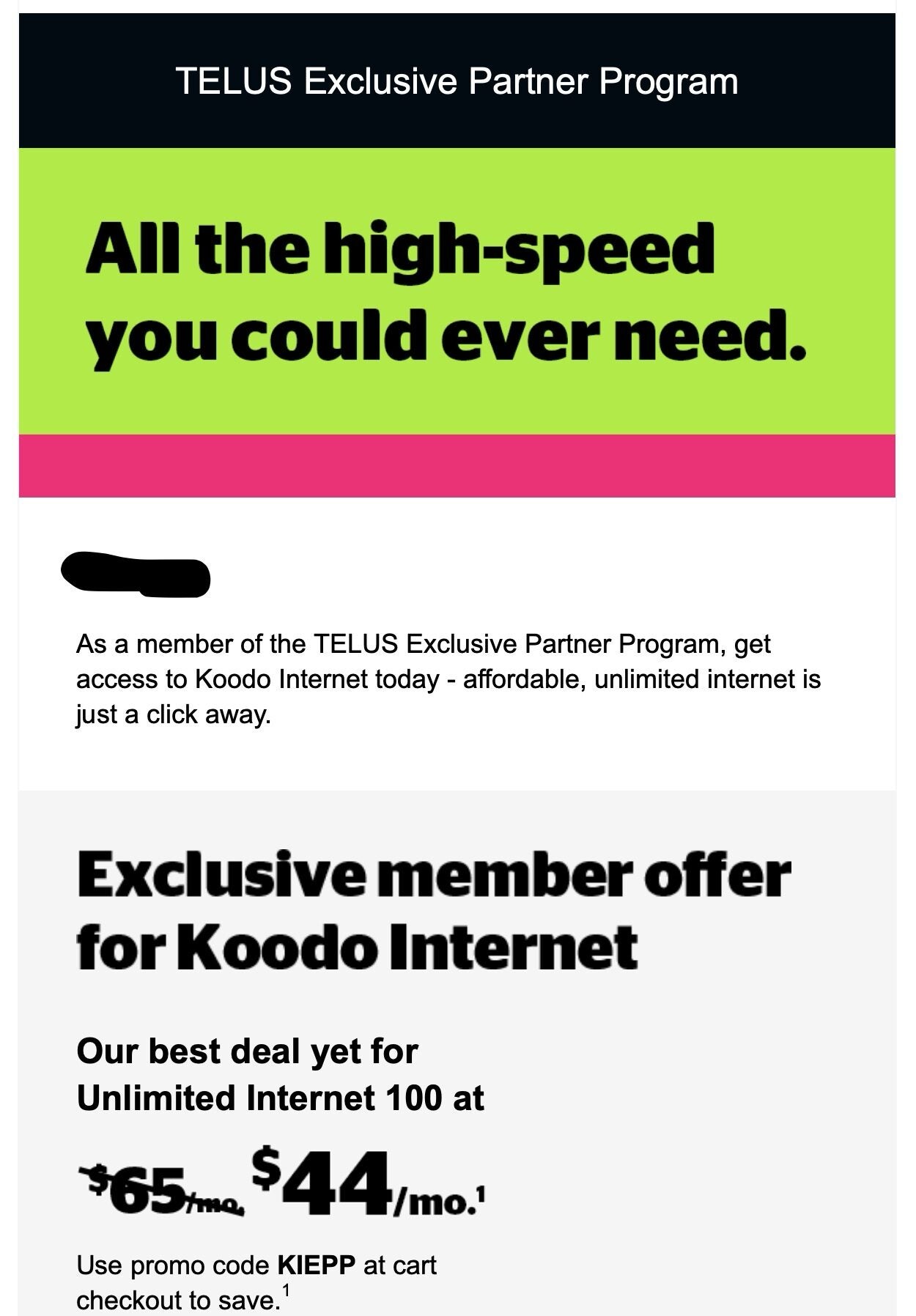 [Koodo] Koodo Internet Ontario $21 off any plan EPP exclusive offer YMMV - RedFlagDeals.com Forums