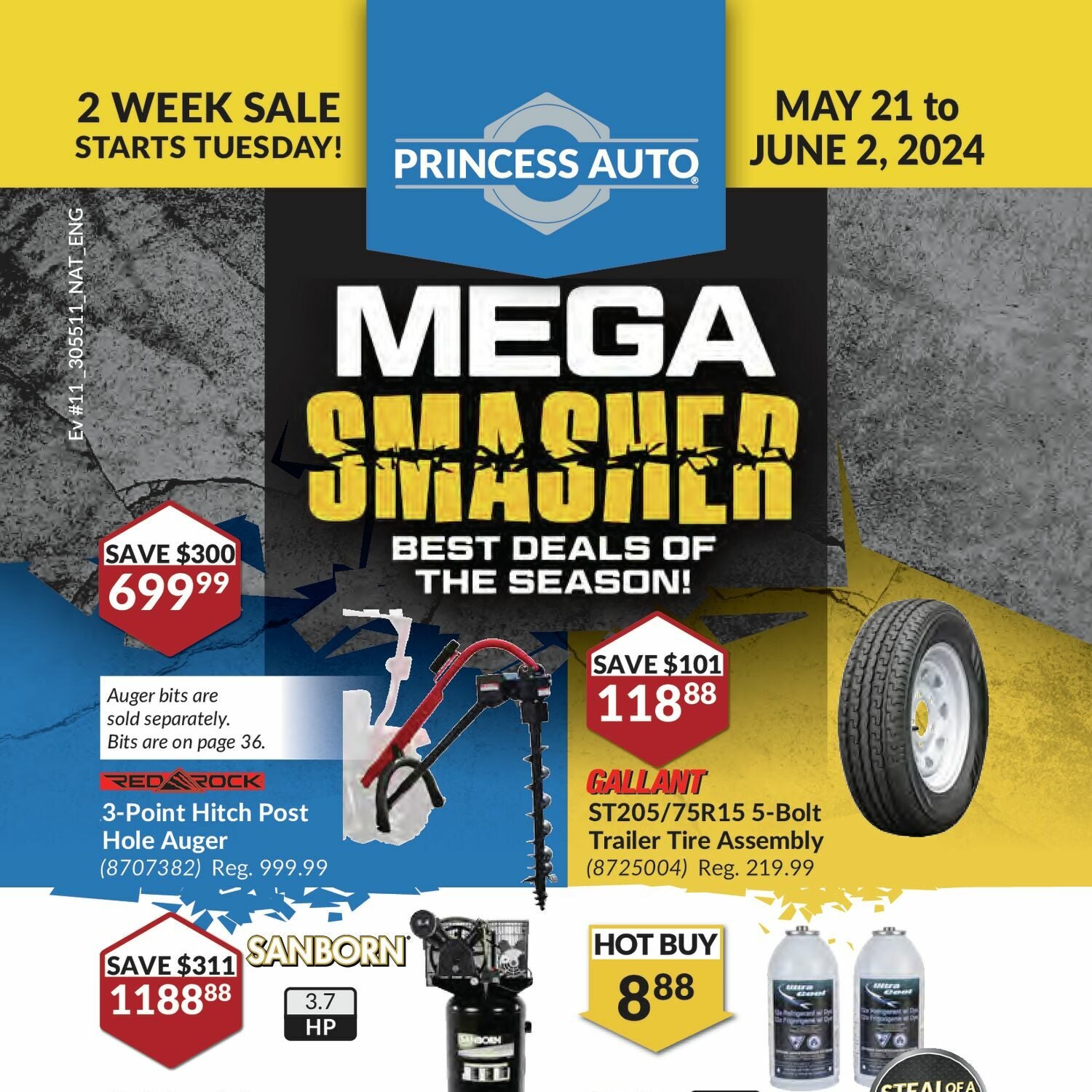 Princess Auto Weekly Flyer - 2 Week Sale - Mega Smasher - May 21 – Jun ...