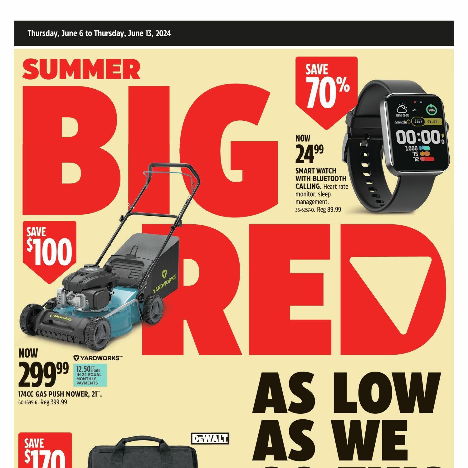 Canadian Tire Weekly Flyer - Summer Big Red Event (BC) - Jun 6 – 13 ...