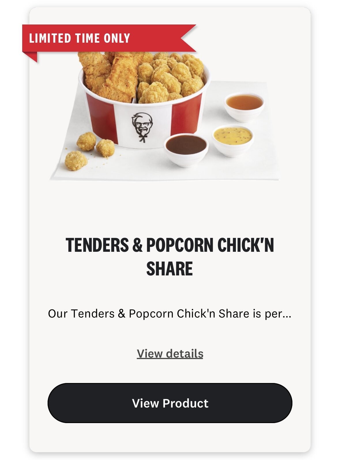 [KFC] Limted time offers - $10.99(Sign-in or sign up required ...