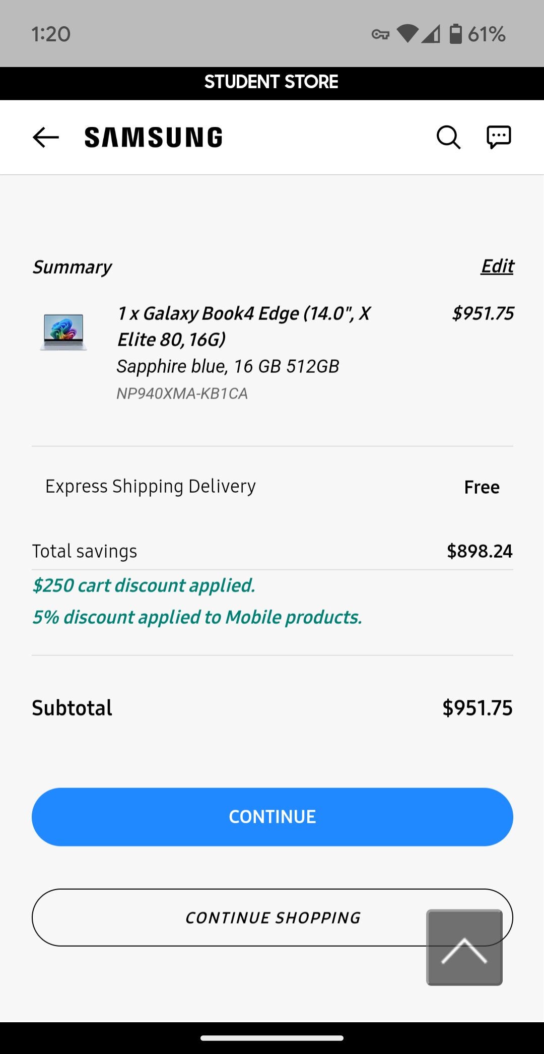 [Samsung] Galaxy Book4 Edge (2.8K AMOLED) w/ SnapD X Elite @ $948 ...
