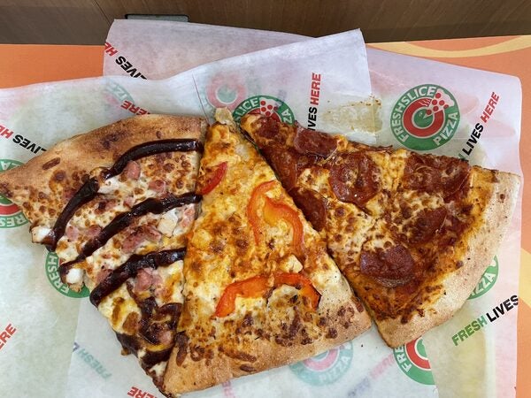 [Fresh slice pizza] Fresh slice pizza on July 1 for $0.99 max 3 slices ...