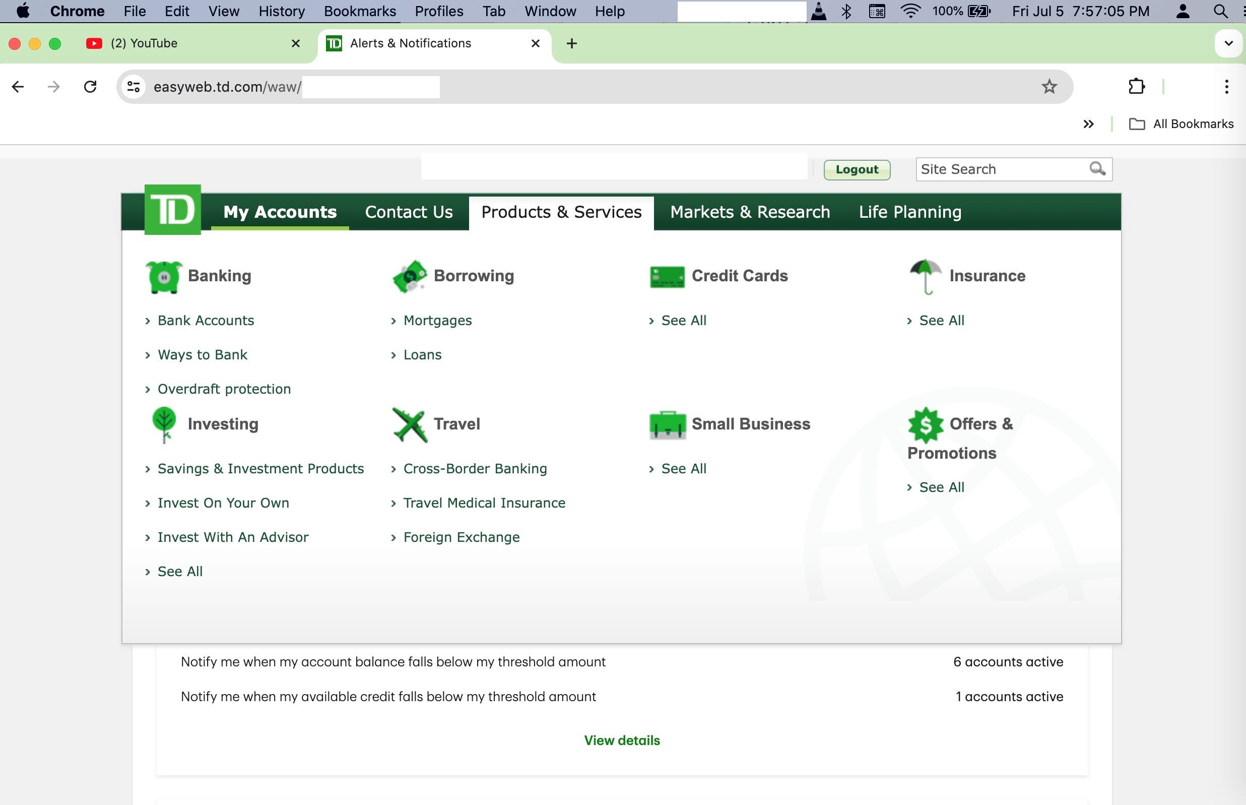 TD Bank - How to access my online credit report on EasyWeb ...
