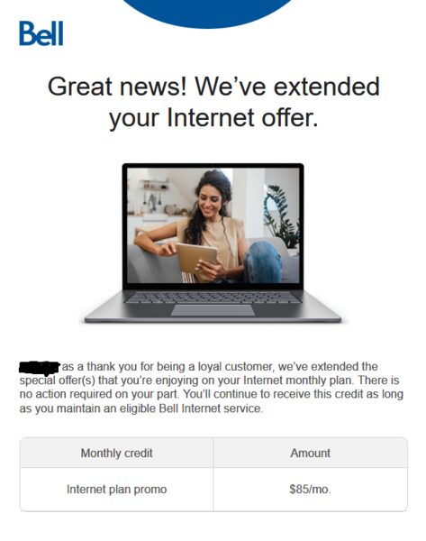 [Bell] Bell Internet/TV/Home Phone - New Customer and Retentions Promos ...
