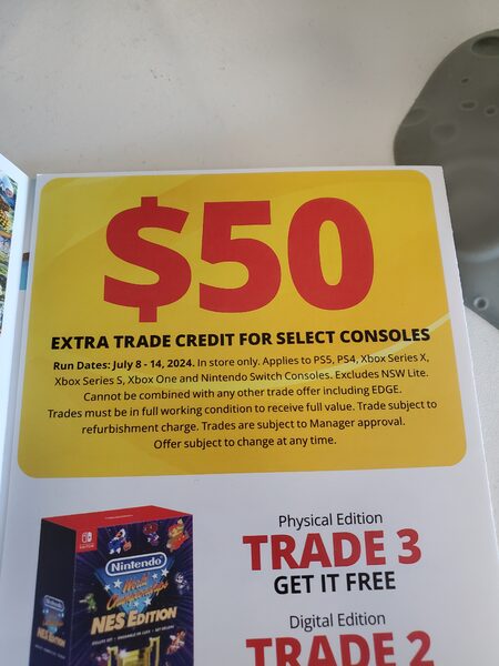 [Gamestop.ca] Get $50 extra Trade-in credit when trading in your old ...