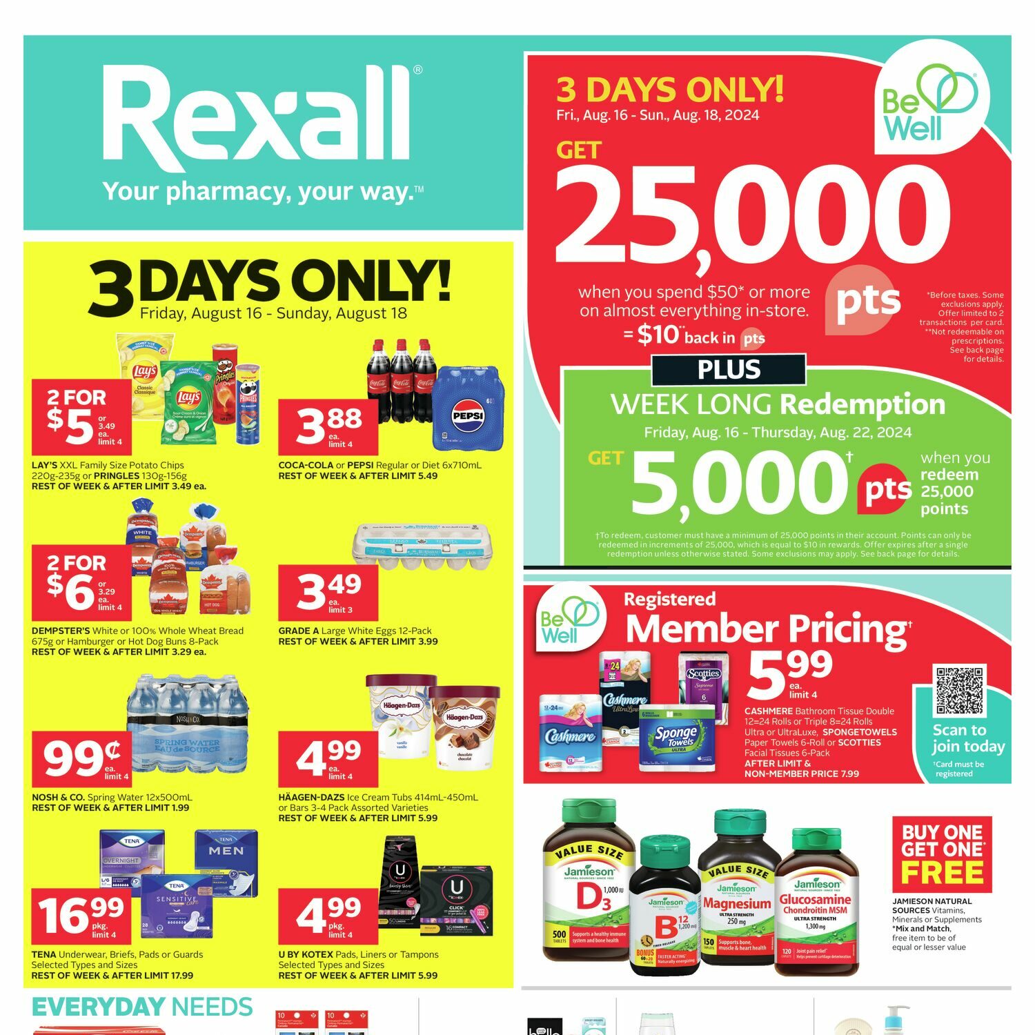 Rexall Weekly Flyer - Weekly Savings (ON) - Aug 16 – 22 - RedFlagDeals.com