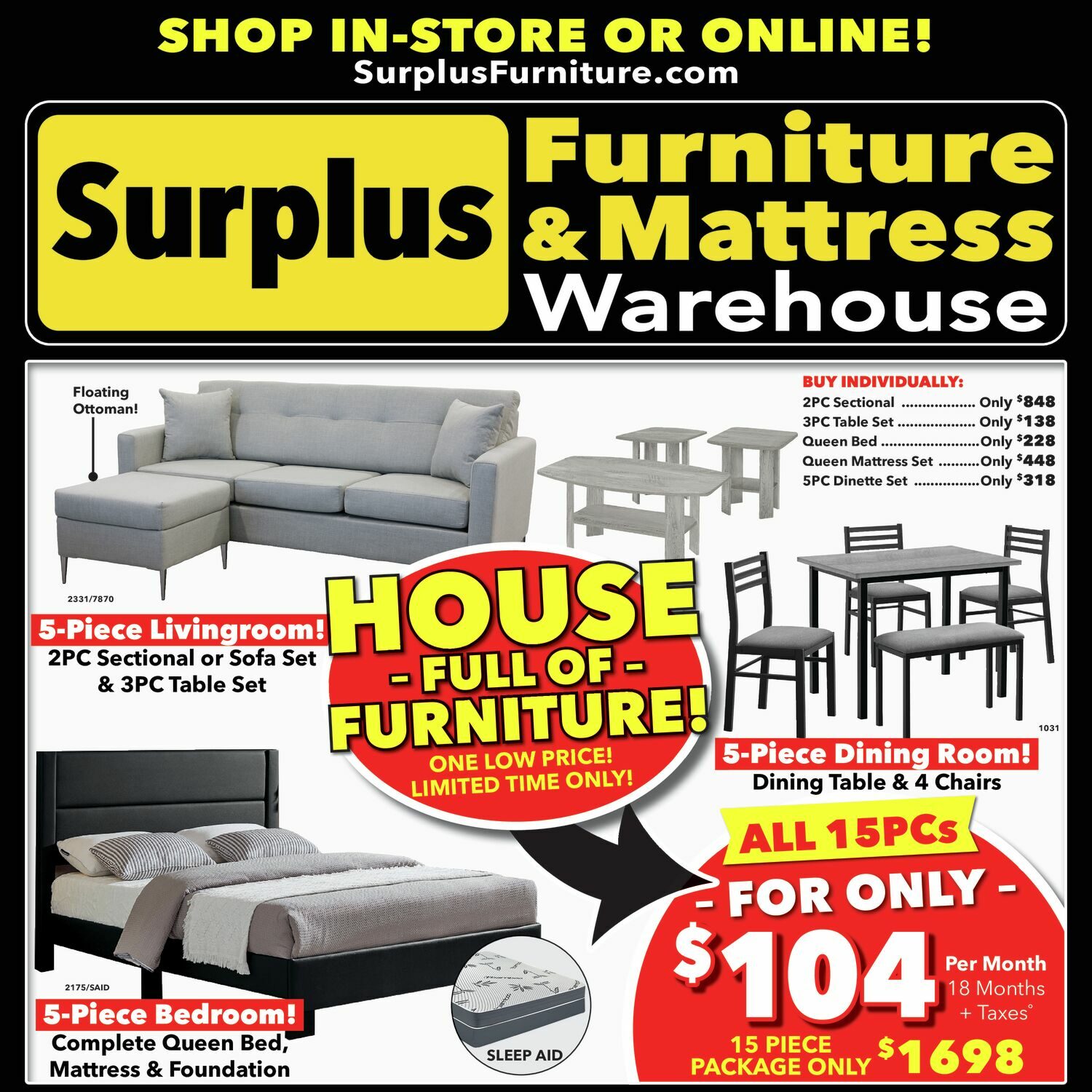 House Full Of Furniture Deals