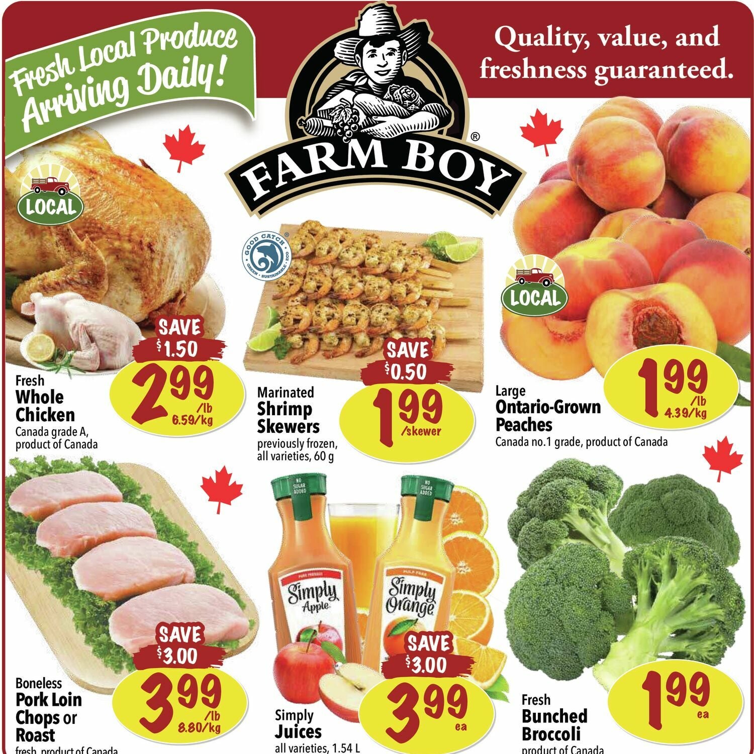 Farm Boy Weekly Flyer - Weekly Savings - Aug 8 – 14 - RedFlagDeals.com