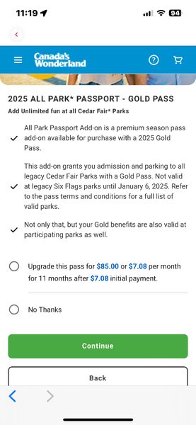 [Canada's Wonderland] 2025 Season Passes - Bring a friend renewals ...