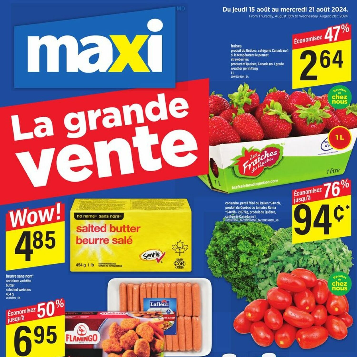 Maxi Weekly Flyer - Weekly Savings - The Big Sale - Aug 15 – 21 ...