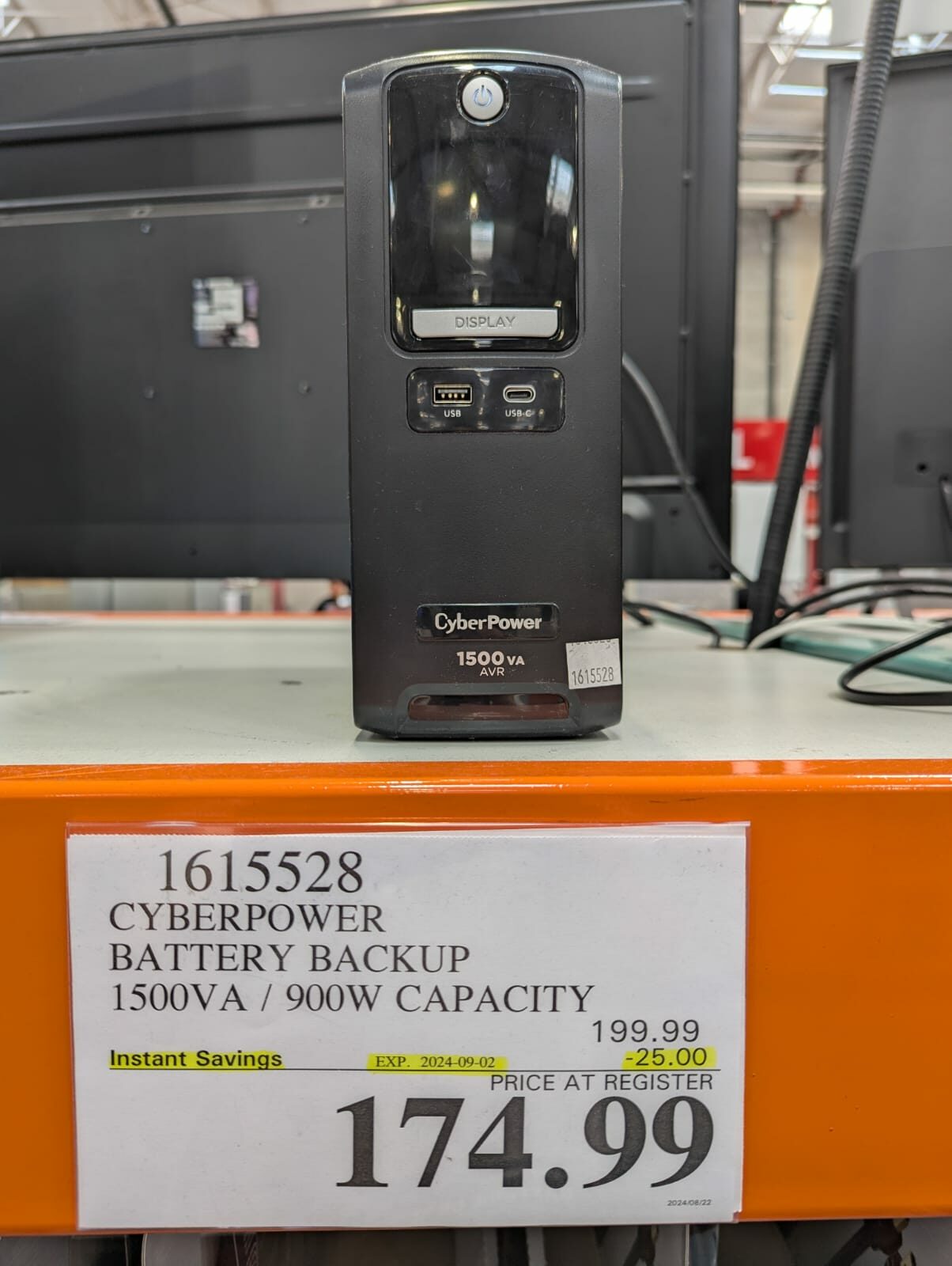 [Costco] $174.99: Cyberpower CST150UC-FC Battery Backup - UPS with ...