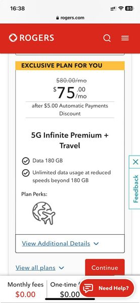 [Rogers] Rogers 5G Infinite Premium + Travel Plan - RedFlagDeals.com Forums