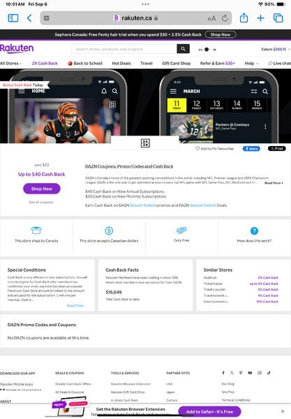 [Amazon.ca] DAZN 6 month subscription-$99 for the entire NFL Season ...