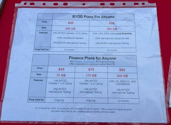 [Rogers] 200GB 5G BYOD Plan with Unlimited US Calling for $40 ...