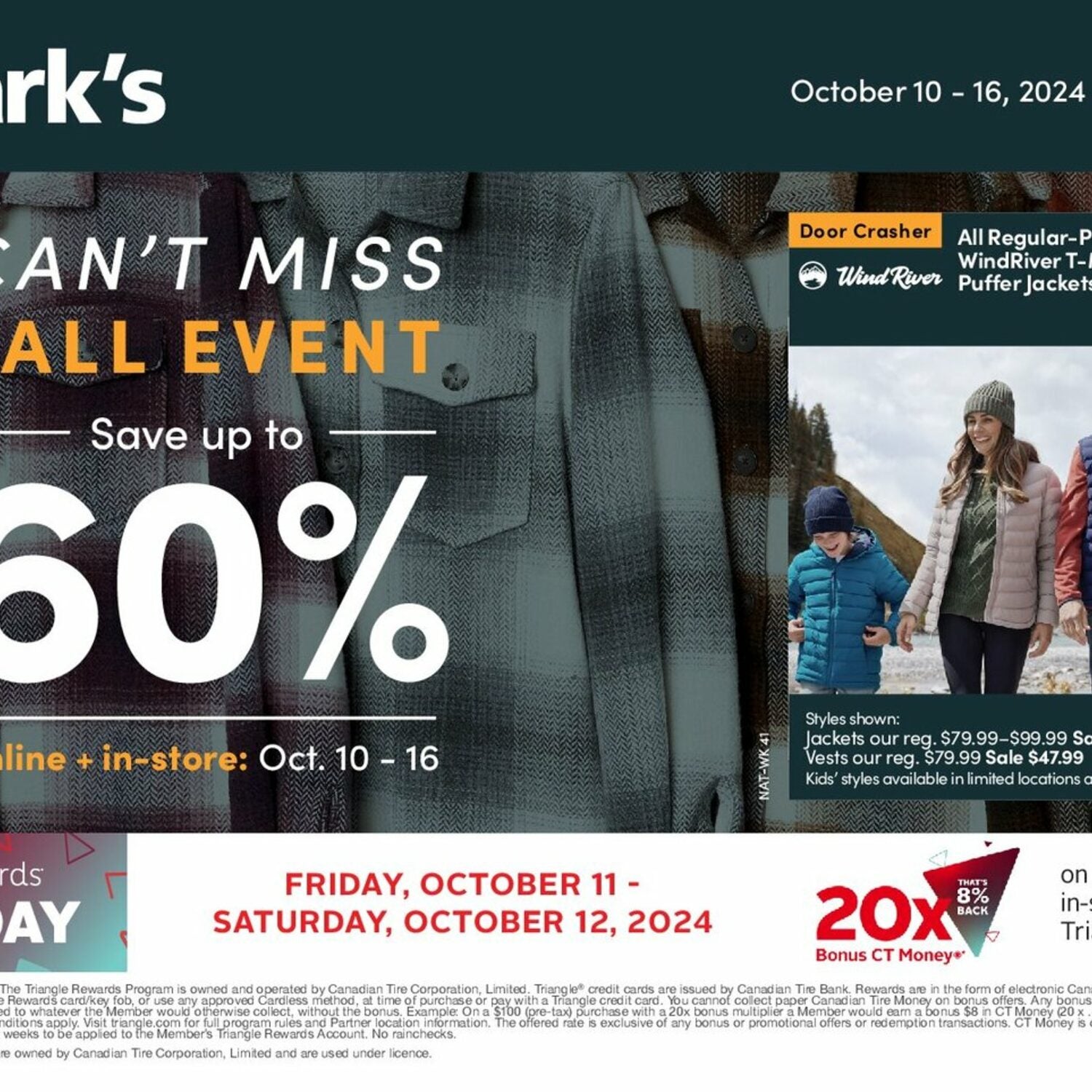 Mark's Weekly Flyer - Weekly Deals - Can't Miss Fall Event - Oct 10 ...