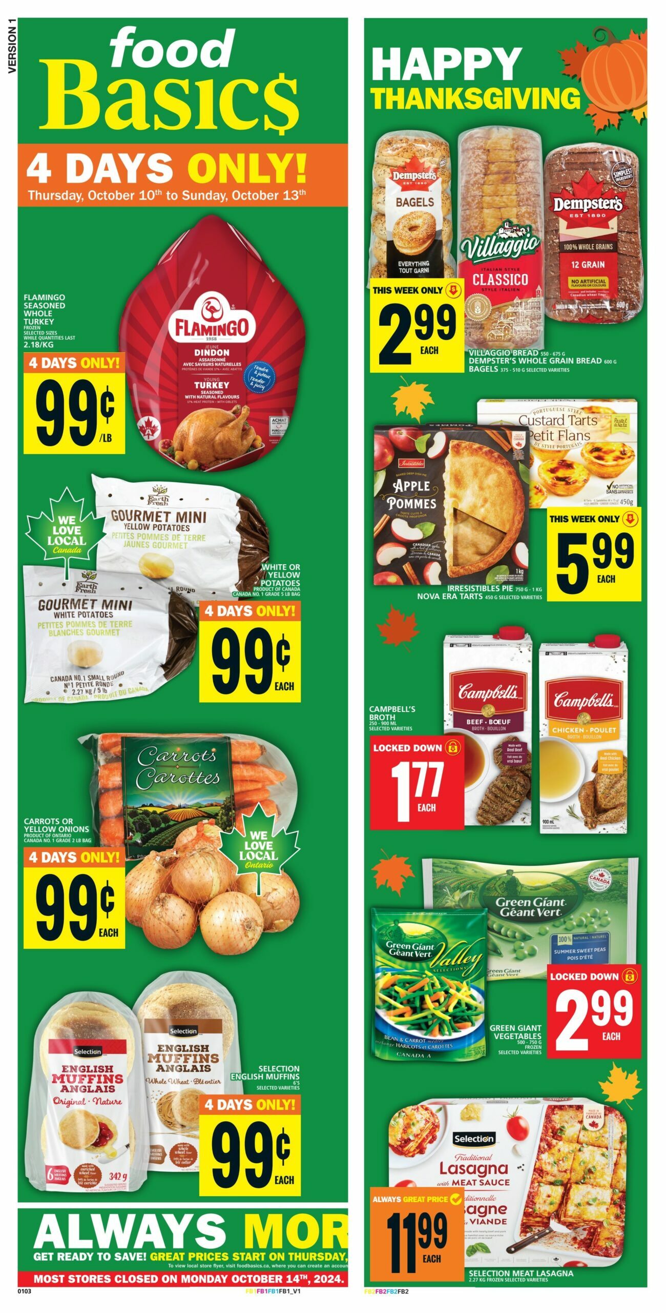 [Foodbasics] Grade A Turkeys At BOTH Food Basics & No Frills For $0.99 ...