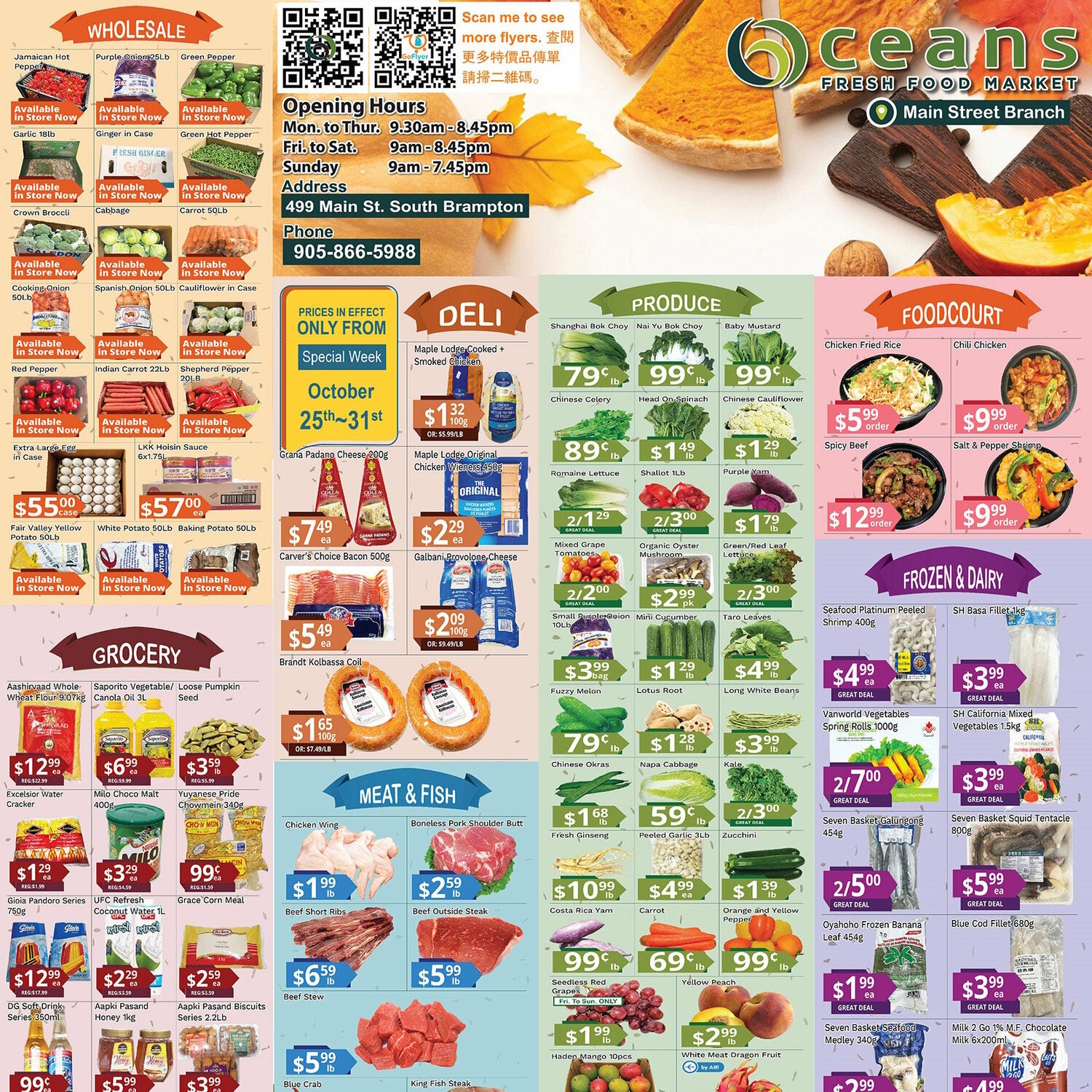 Oceans Fresh Food Market Weekly Flyer - Main St. Store Only - Weekly ...