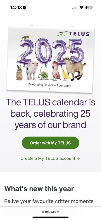 [Telus] TELUS 2025 Calendar (free for subscribers) - Page 2 ...