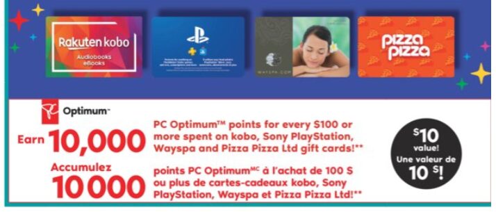 [Shoppers Drug Mart] 10,000 PC optimum points for every $100 spent on ...