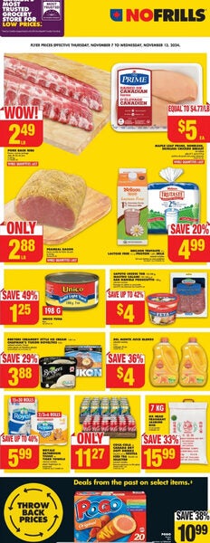 [No Frills] [Ontario] Neilson TruTaste Milk 4L $4.99, Unico Tuna 198g ...
