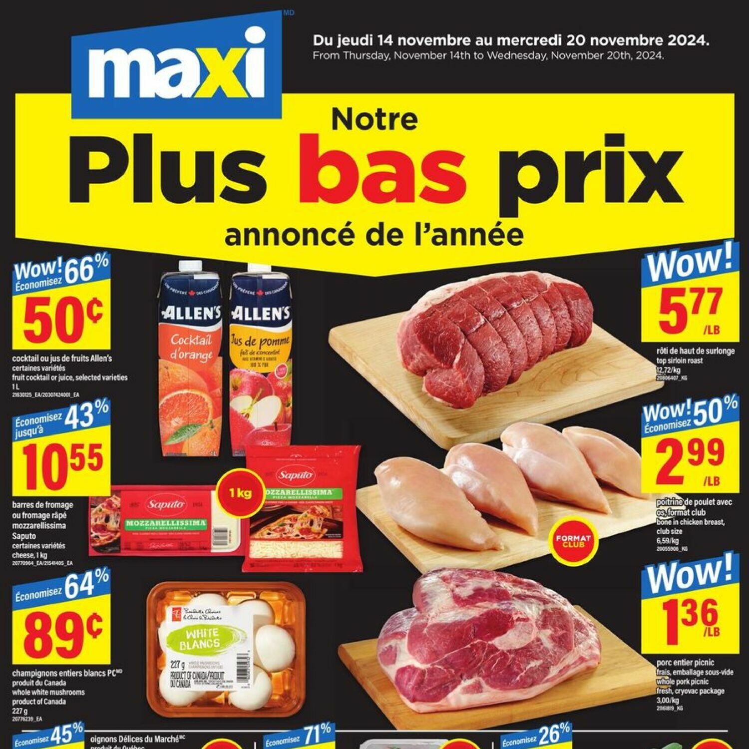 Maxi Weekly Flyer - Maxi & Cie - Weekly Savings - Nov 14 – 20 ...