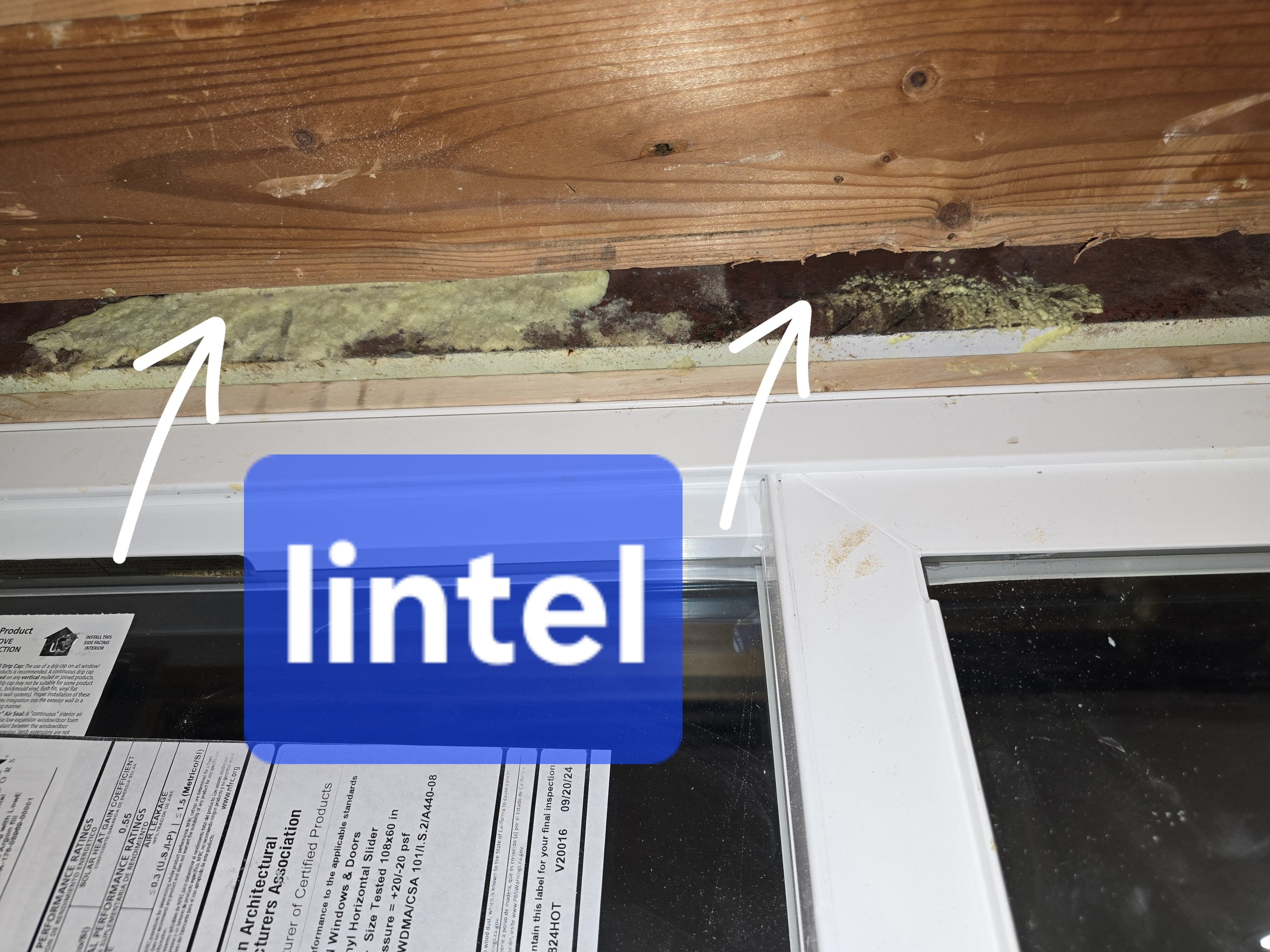 New windows.. Steel Lintel above windows - sweating? gap - RedFlagDeals ...