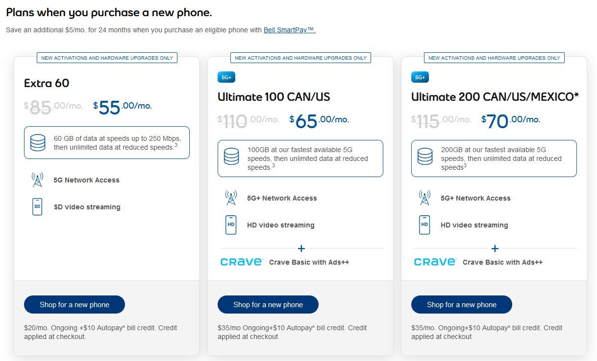 [Bell] [Black Friday] Bell Mobility EPP Black Friday BYOD New ...