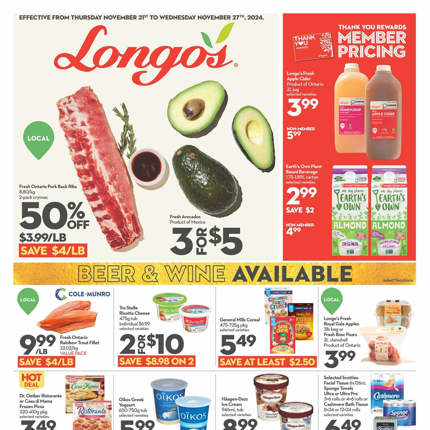 Longos Weekly Flyer - Weekly Savings - Nov 21 – 27 - RedFlagDeals.com
