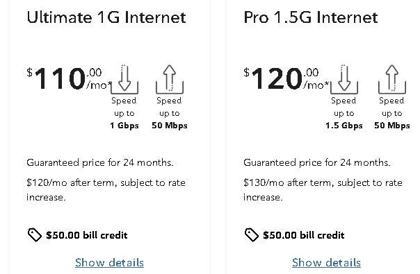 [Rogers] [Black Friday] Rogers Ignite Internet 1.5 Gbps $50 for 24 mo ...