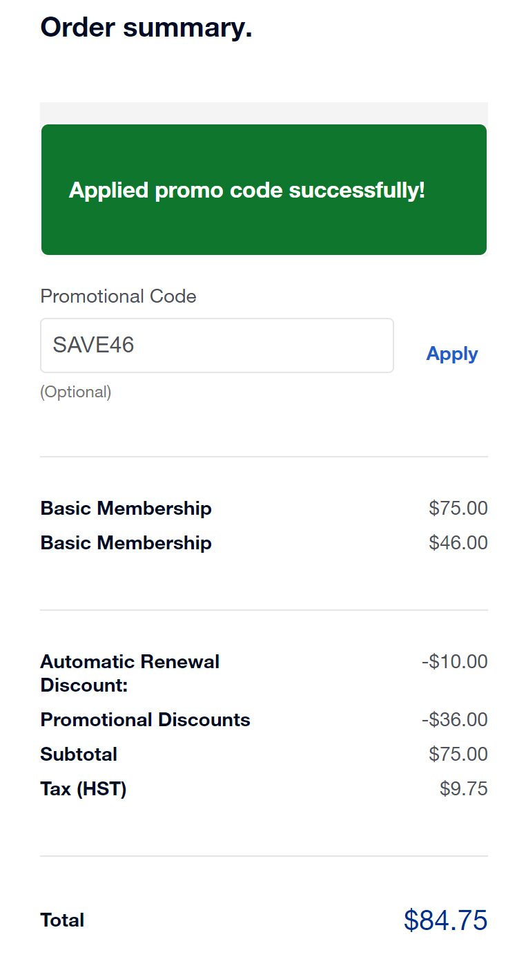 [CAA] CAA [South Central Ontario] Membership Promo Codes April 2025 ...