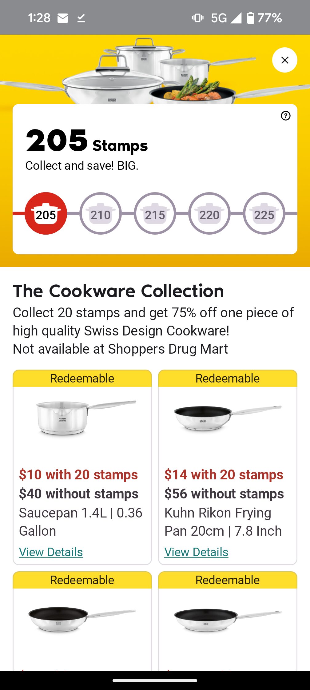 [Loblaws] Kuhn Rikon cookware from $10-$40 after collecting $400 in ...
