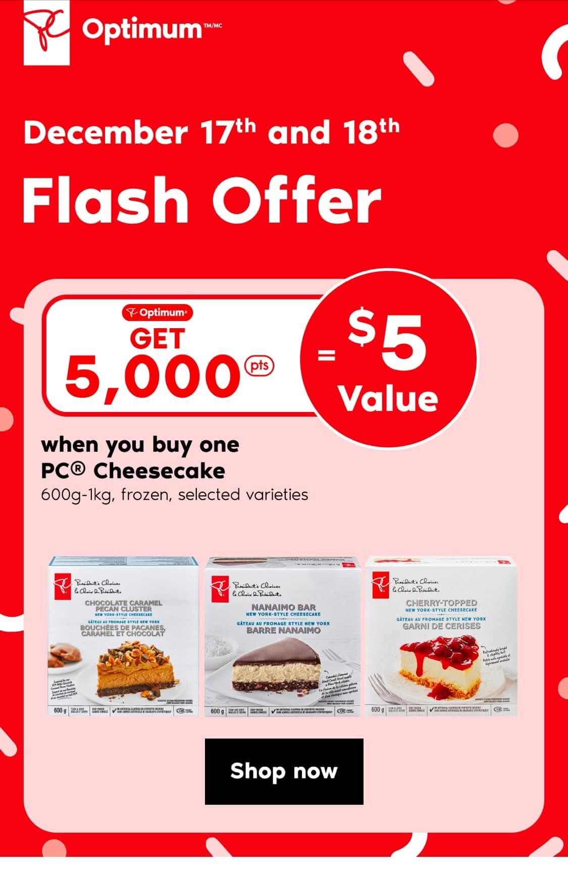[Loblaws] [ON/West] Flash Offers on Farmer’s market Pies, PC® hors d ...