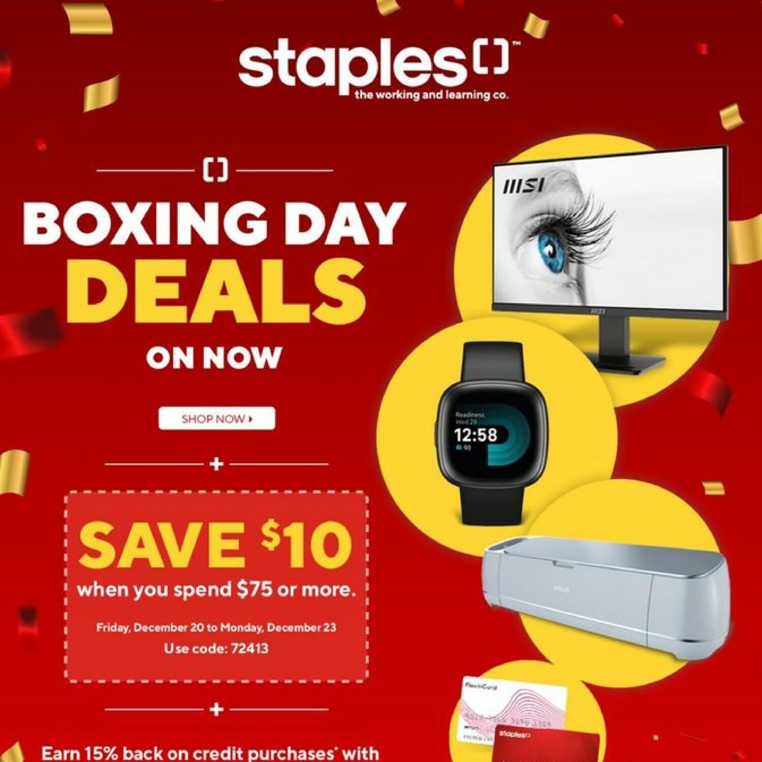 Staples Weekly Flyer - Weekly Deals - Boxing Day Deals - Dec 18 – 24 ...