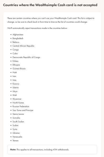 Wealthsimple Prepaid Mastercard - Page 103 - RedFlagDeals.com Forums