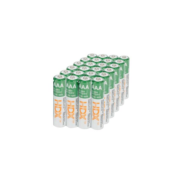 [Home Depot] HDX Rechargeable AAA Batteries - 24 Pack - $12.49 +FS (Reg ...