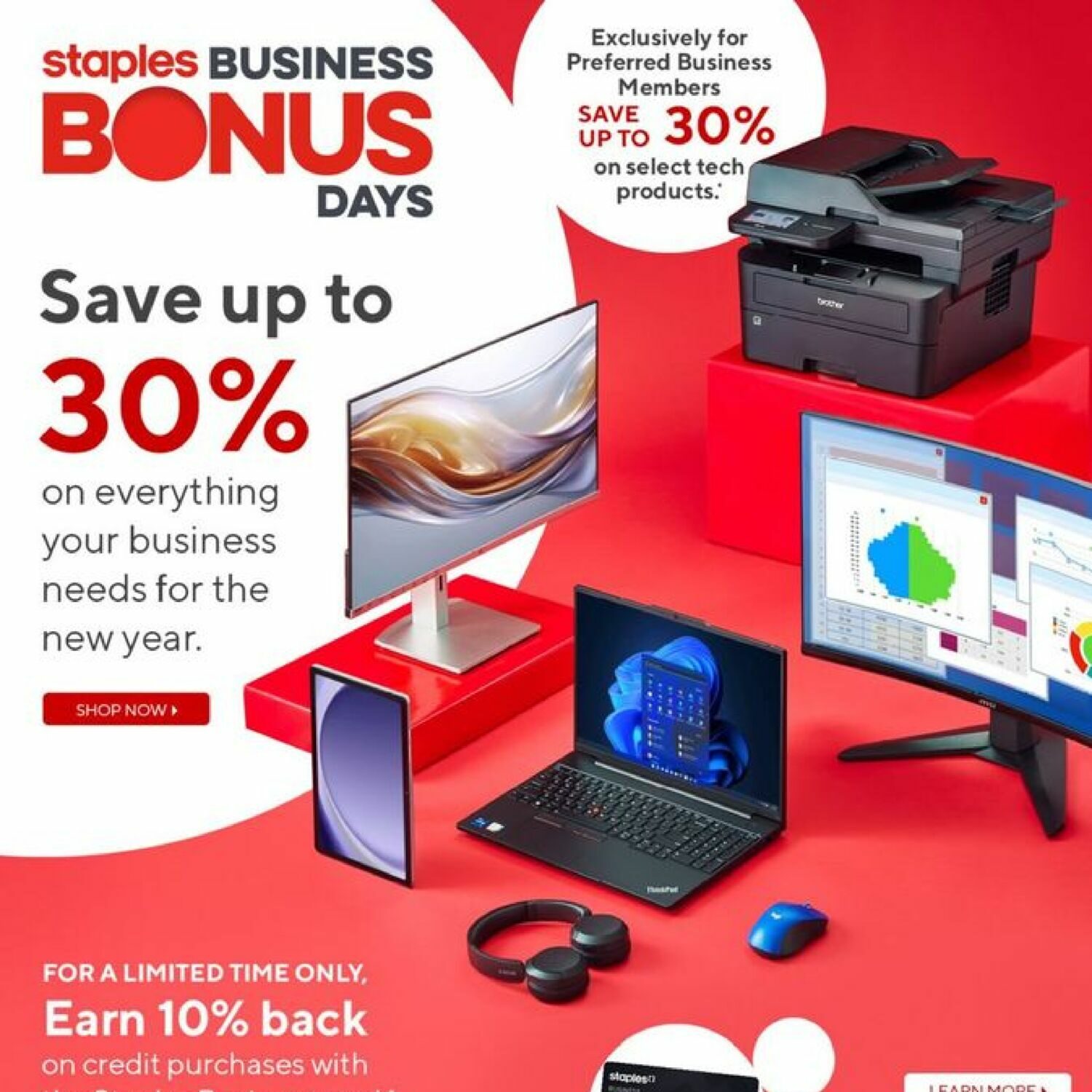 Staples Weekly Flyer - Weekly Deals - Business Bonus Days - Jan 15 – 21 ...