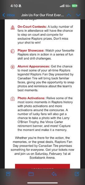 [Toronto Raptors] Toronto - Feb 1. $25 Raptors fan day @ Scotiabank ...