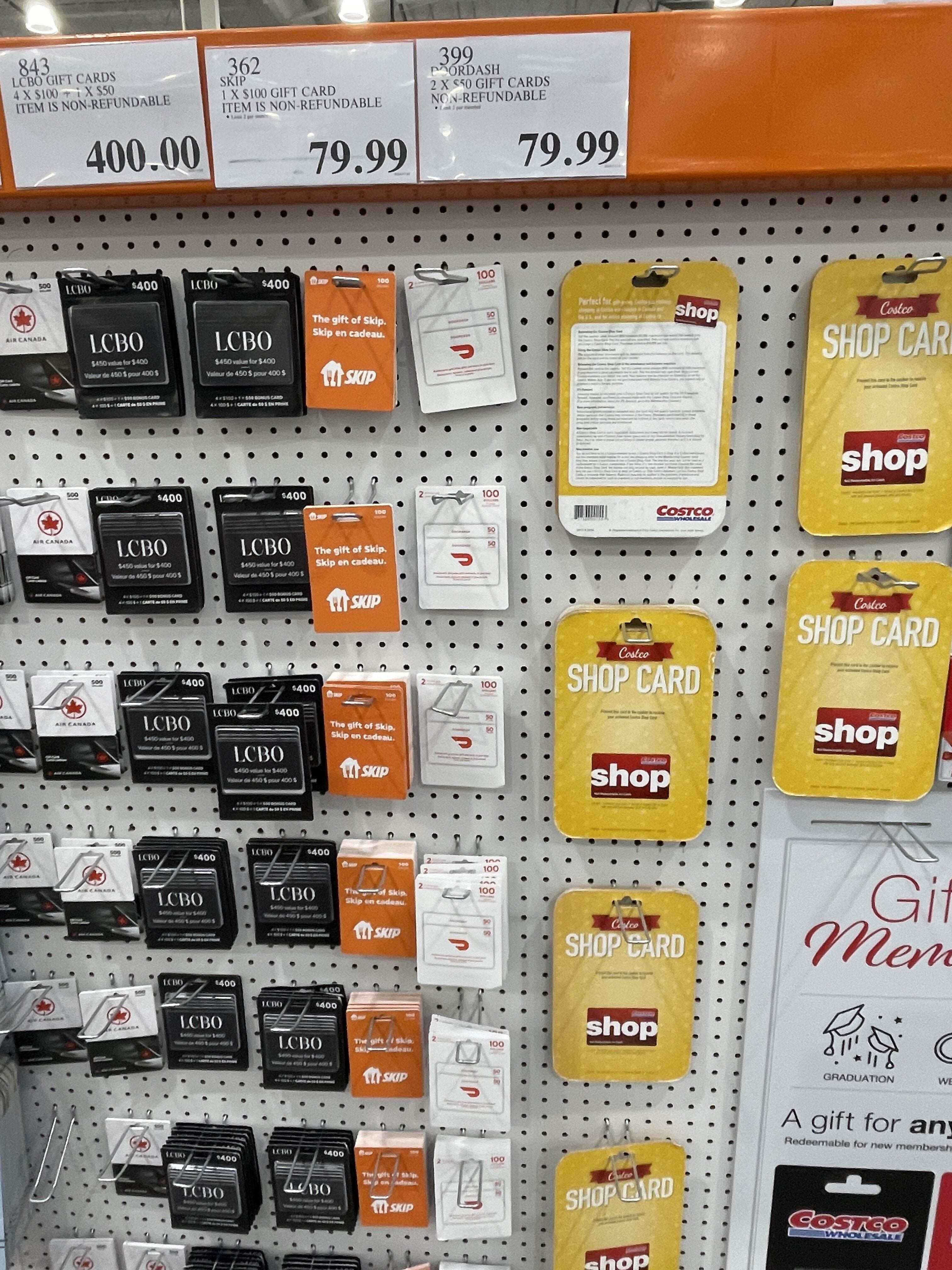 [Costco] Costco - $20 off Skip the Dishes Giftcards Instore ...