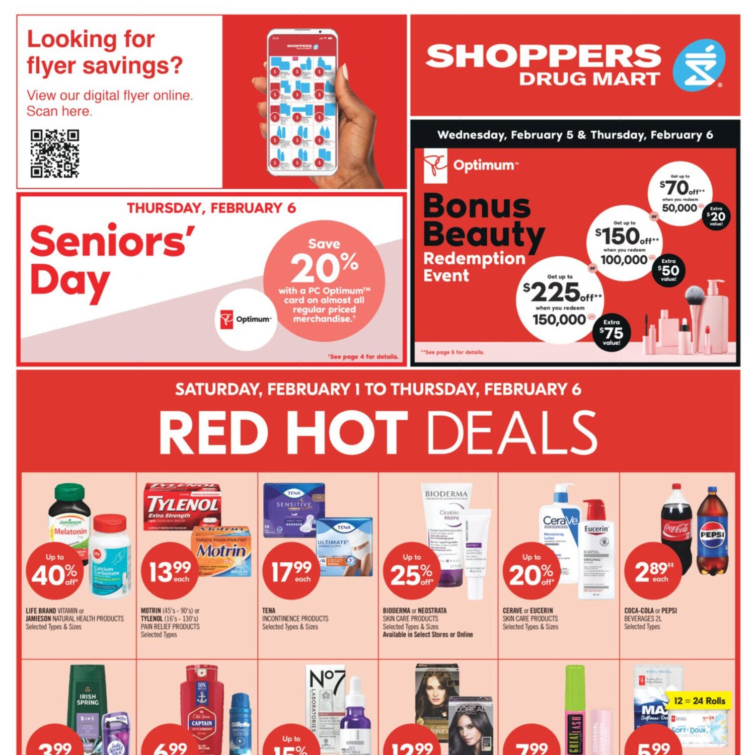 Shoppers Drug Mart Weekly Flyer - Weekly Savings (NB) - Feb 1 – 6 ...